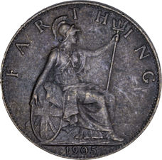 High Grade Edward VII Farthings