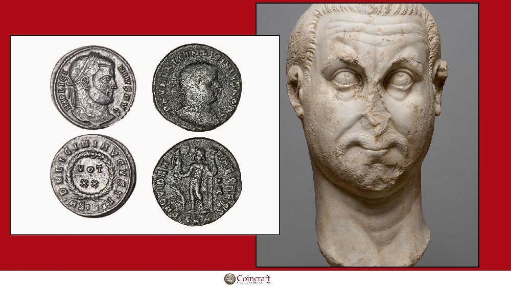 Roman Coins Dedicated to Licinius (former emperor)
