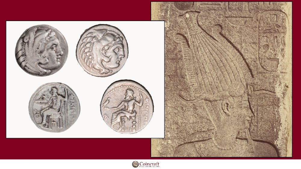 Drachma Coin Featuring Philip III Arrhidaeus (half-brother of Alexander ...
