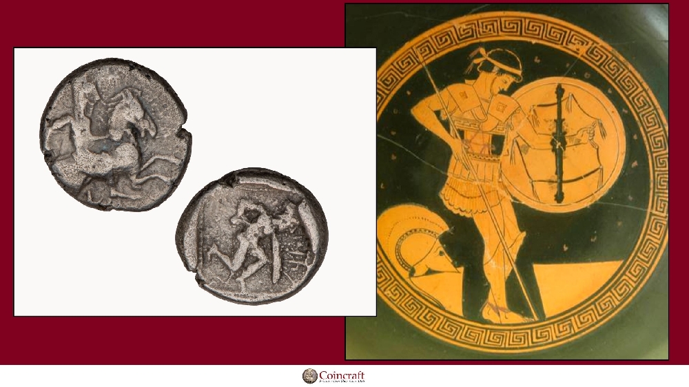 Third Stater Dedicated to Hoplite